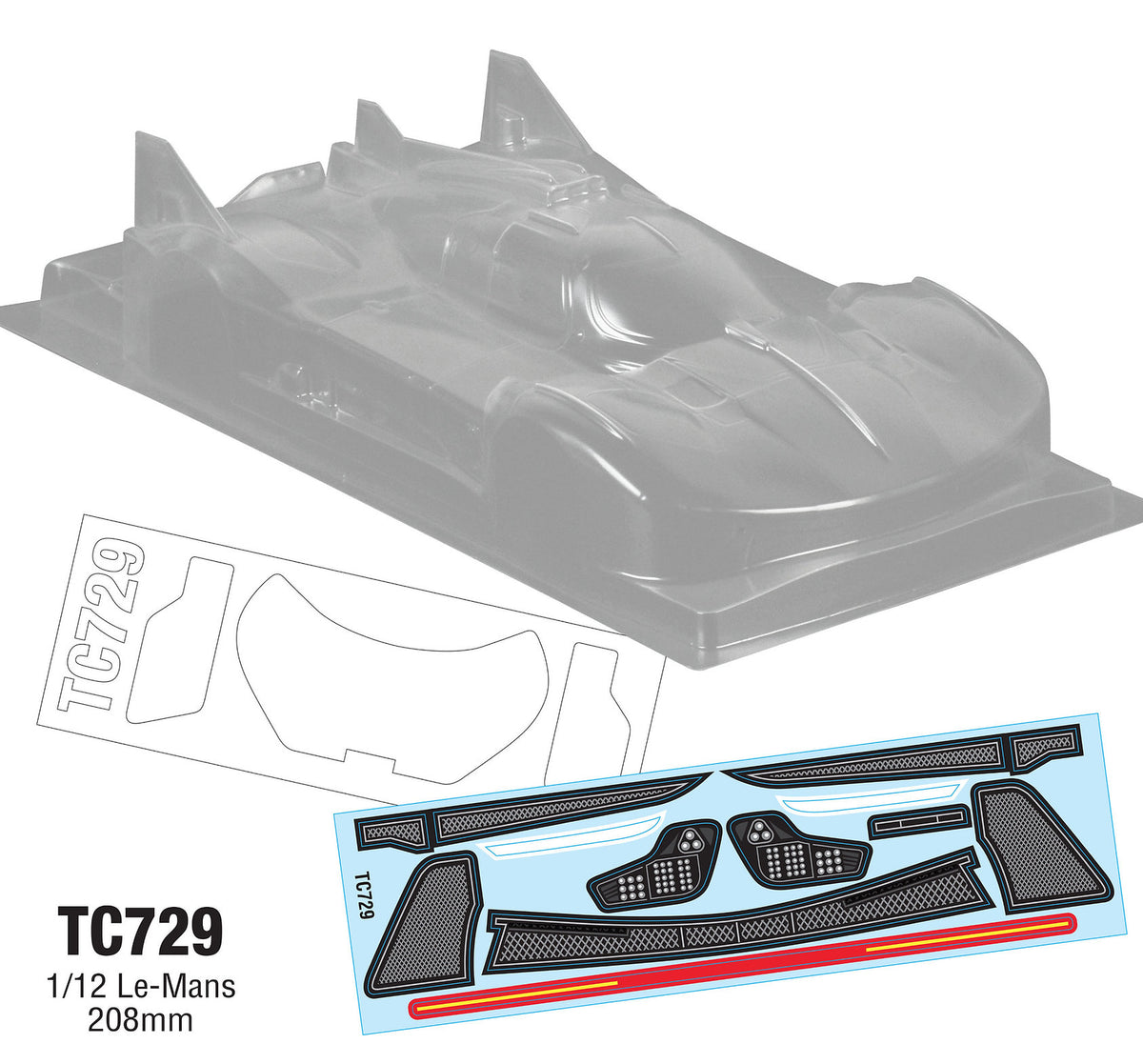 TC729 1/12 Le-Mans On Road/Pan Car Tamiya Group c (Copy) – L&L models