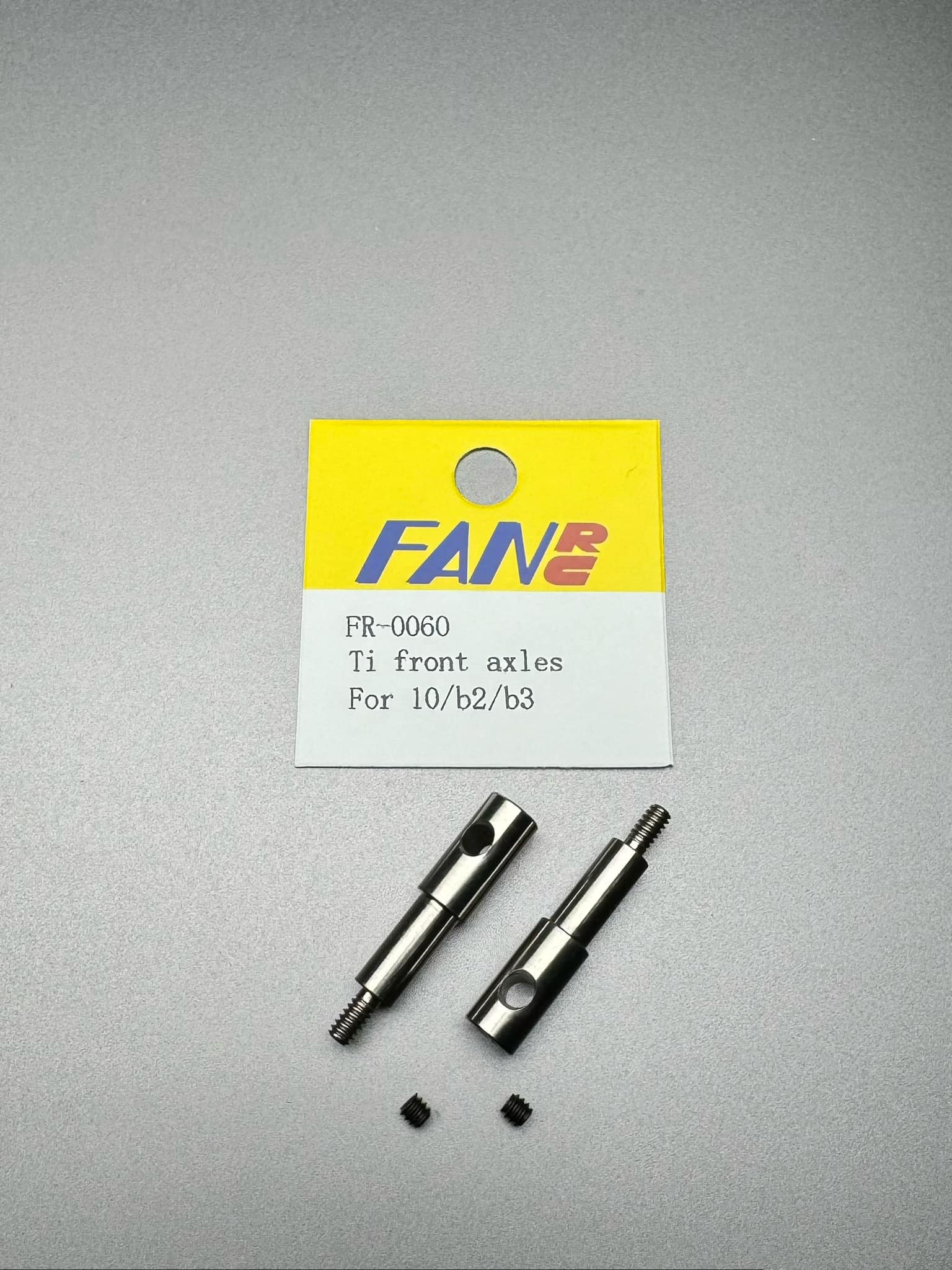 FR-0060 Titanium front axles RC 10 B2 B3 – L&L models