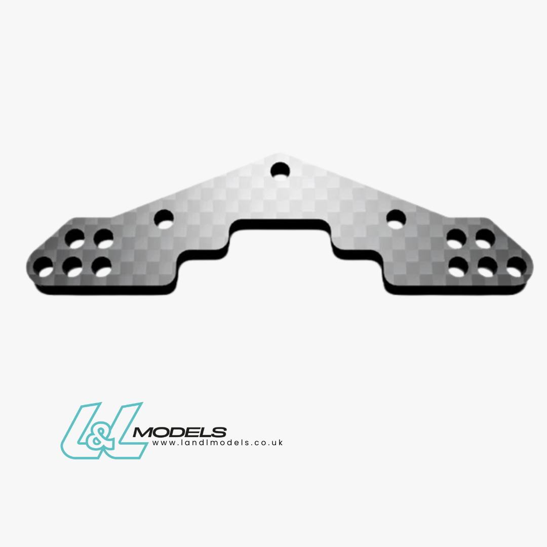 Unicorn RC MX4 Rear Toe Link – Plain Matte Carbon – L&L models