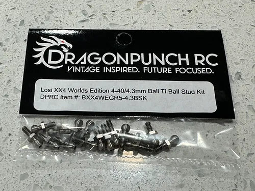 Team Losi XX4WE Compatible Titanium 4-40 Ball Stud Kit – L&L models