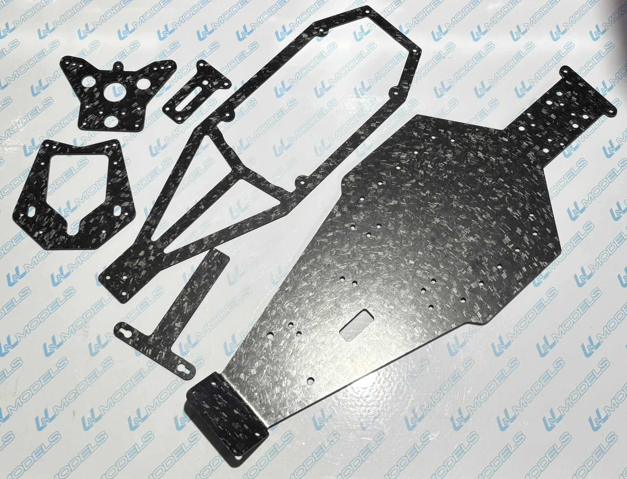 Chassis set, Forged Composite worlds FR-0350F – L&L models
