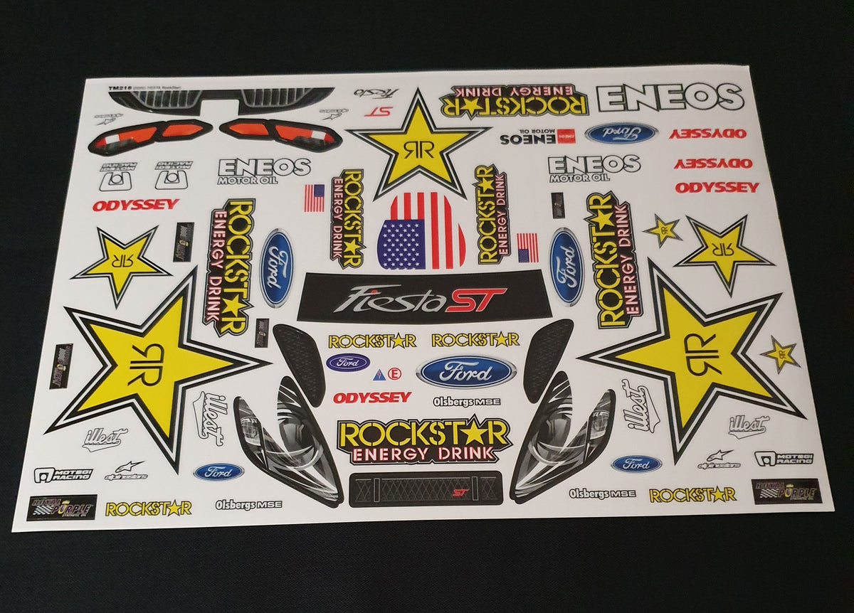 Fiesta m chassis rockstar decals – L&L models