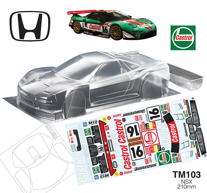 TM103 Honda Castrol NSX Body Shell – L&L models