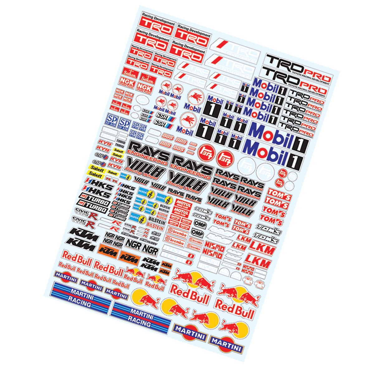 1/10 TRD Sticker, A4 Tamiya TT01 TT02 – L&L models