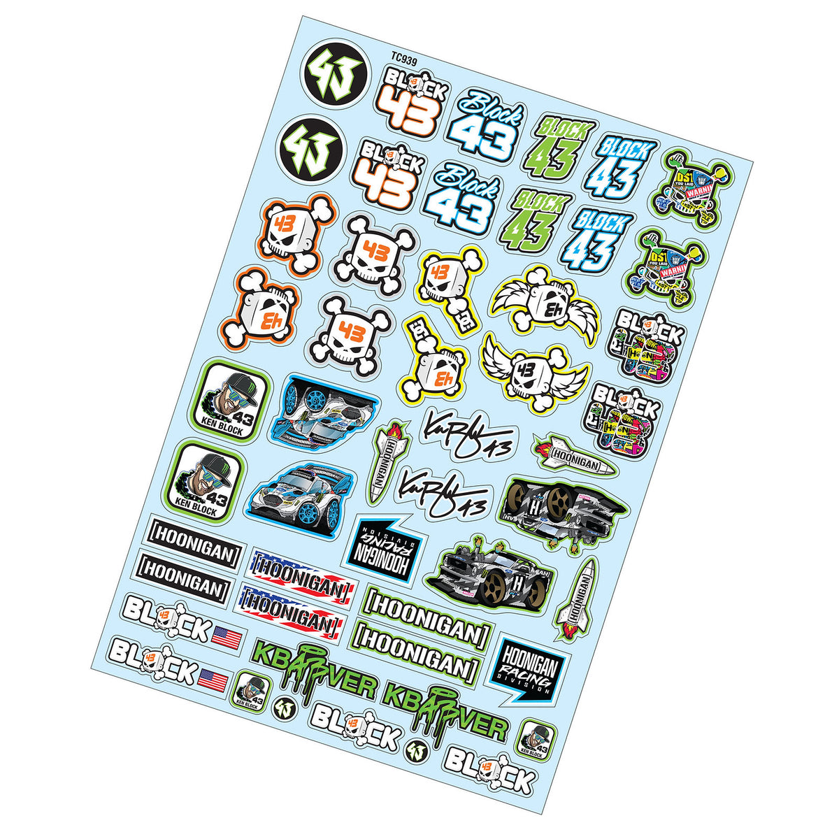 TC939 1/10 Sticker, A4 RC Decals Tamiya HPI KYOSHO Drift – L&L models