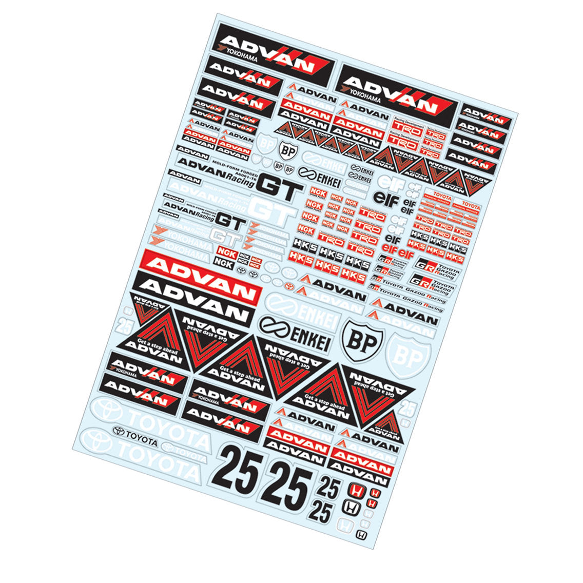 TC903 1/10 Advan Sticker, A4 RC Decals Tyre Tamiya HPI KYOSHO – L&L models