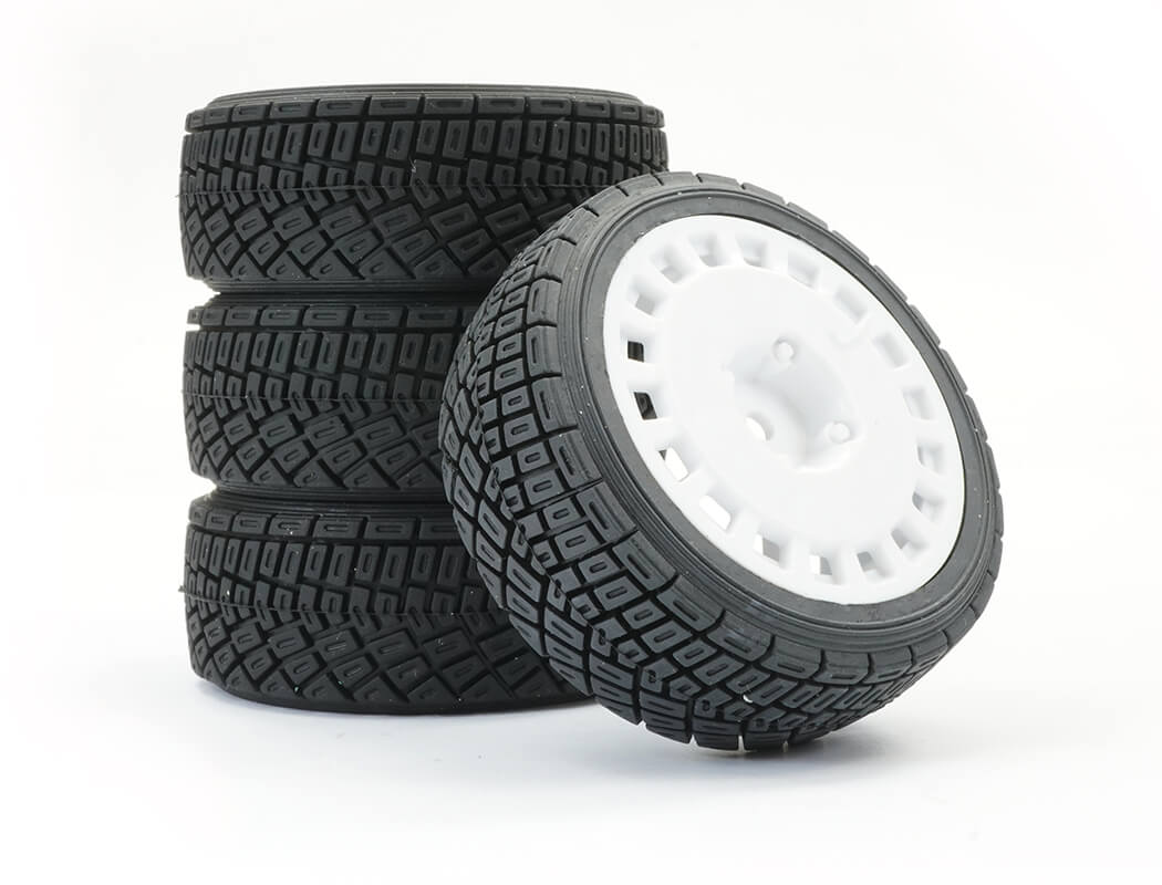 RALLY ANGLE TREAD TYRE SET (4) W/FOAM INSERTS – L&L models
