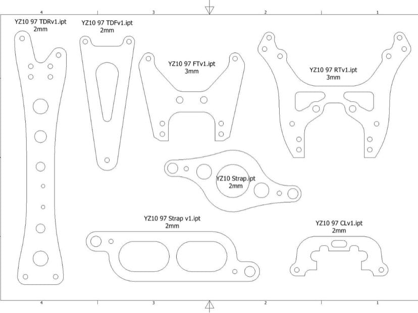 Yokomo YZ-10 1997 Carbon Kit – L&L models