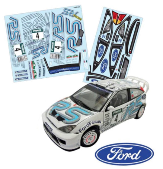 Ford Focus RS Decal Set Tamiya TT01 TT02 HPI Kyosho 58308 – L&L models